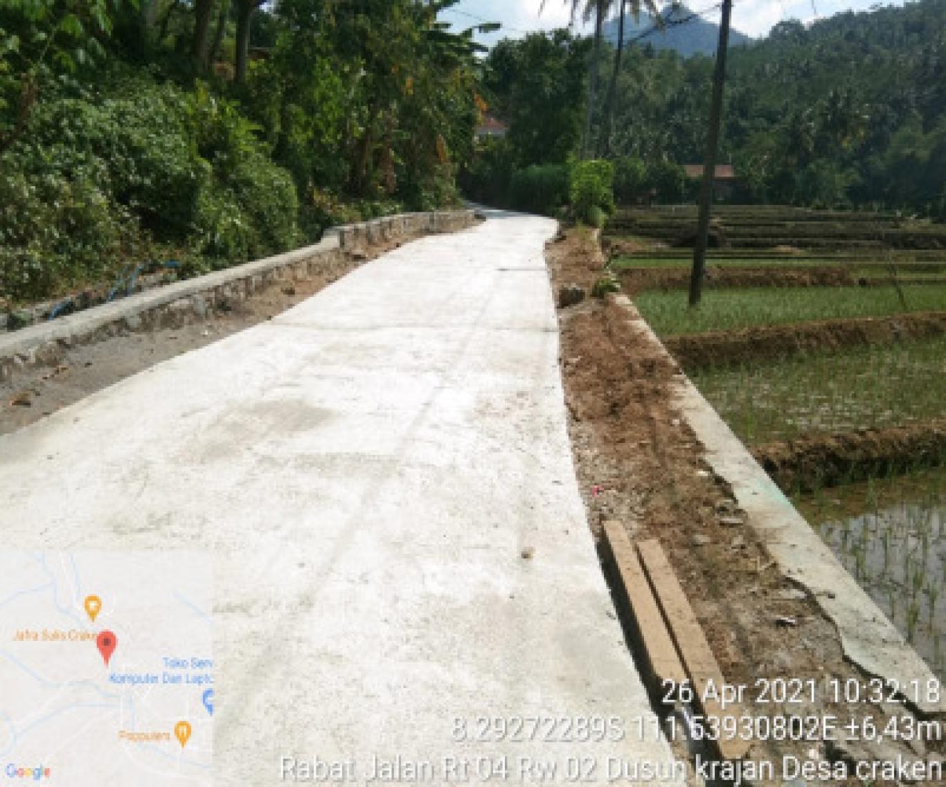 PEMBANGUNAN RABAT BETON RT 04 RW 02 DUSUN KRAJAN CRAKEN - Website Desa ...