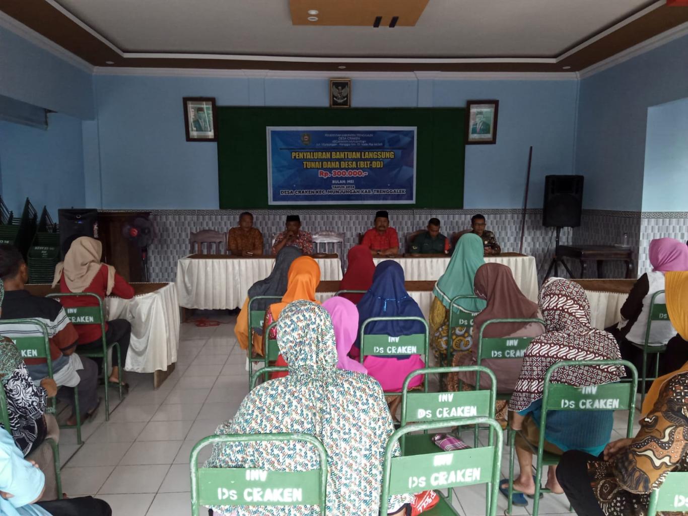 PENYALURAN BLT DD TAHAP 5 BULAN MEI TAHUN 2024 - Website Desa Craken